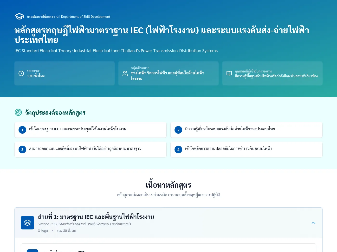 IEC Electrical Theory Course
