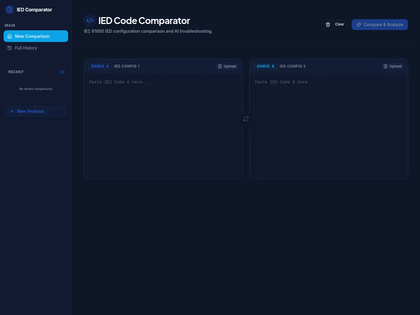 IED Code Comparator
