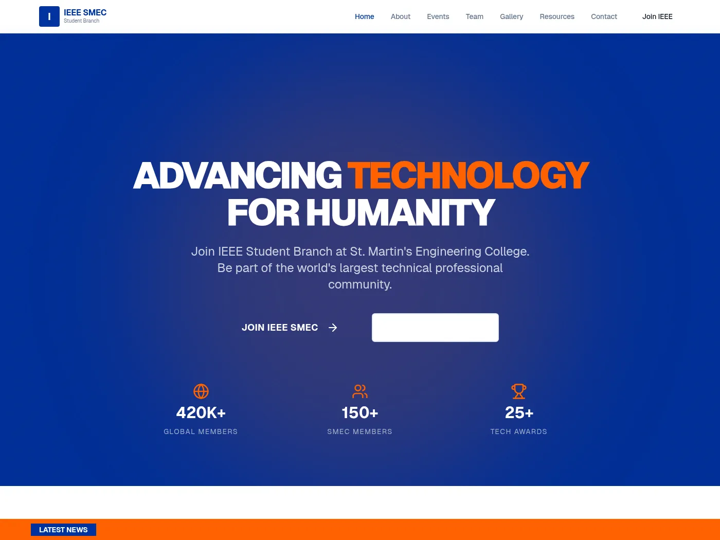 IEEE SMEC Branch Website