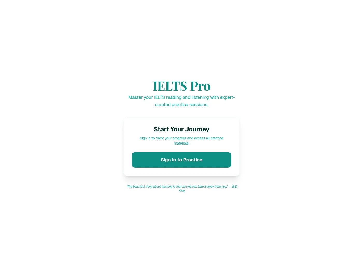 IELTS Practice Pro