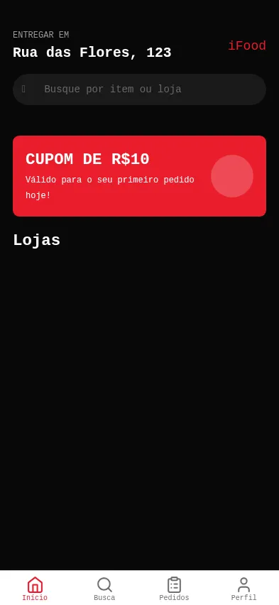 iFood Clone App