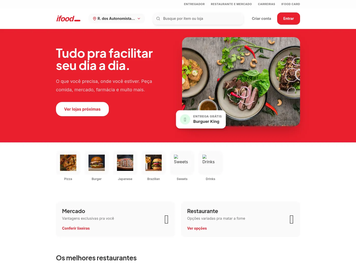 iFood Web Clone