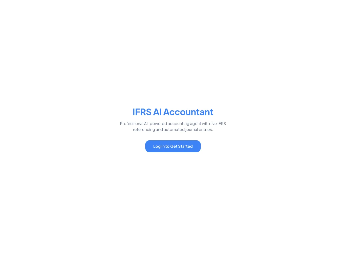 IFRS AI Accountant