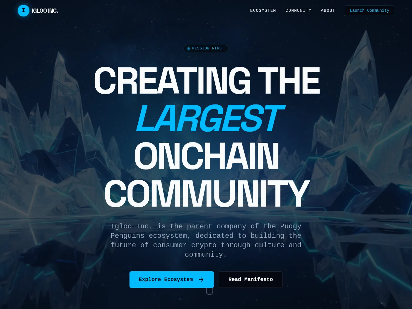 Igloo Web Clone