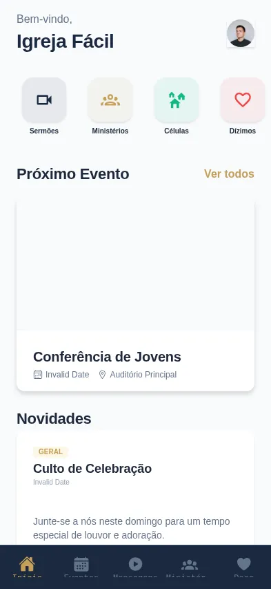 Igreja Fácil App