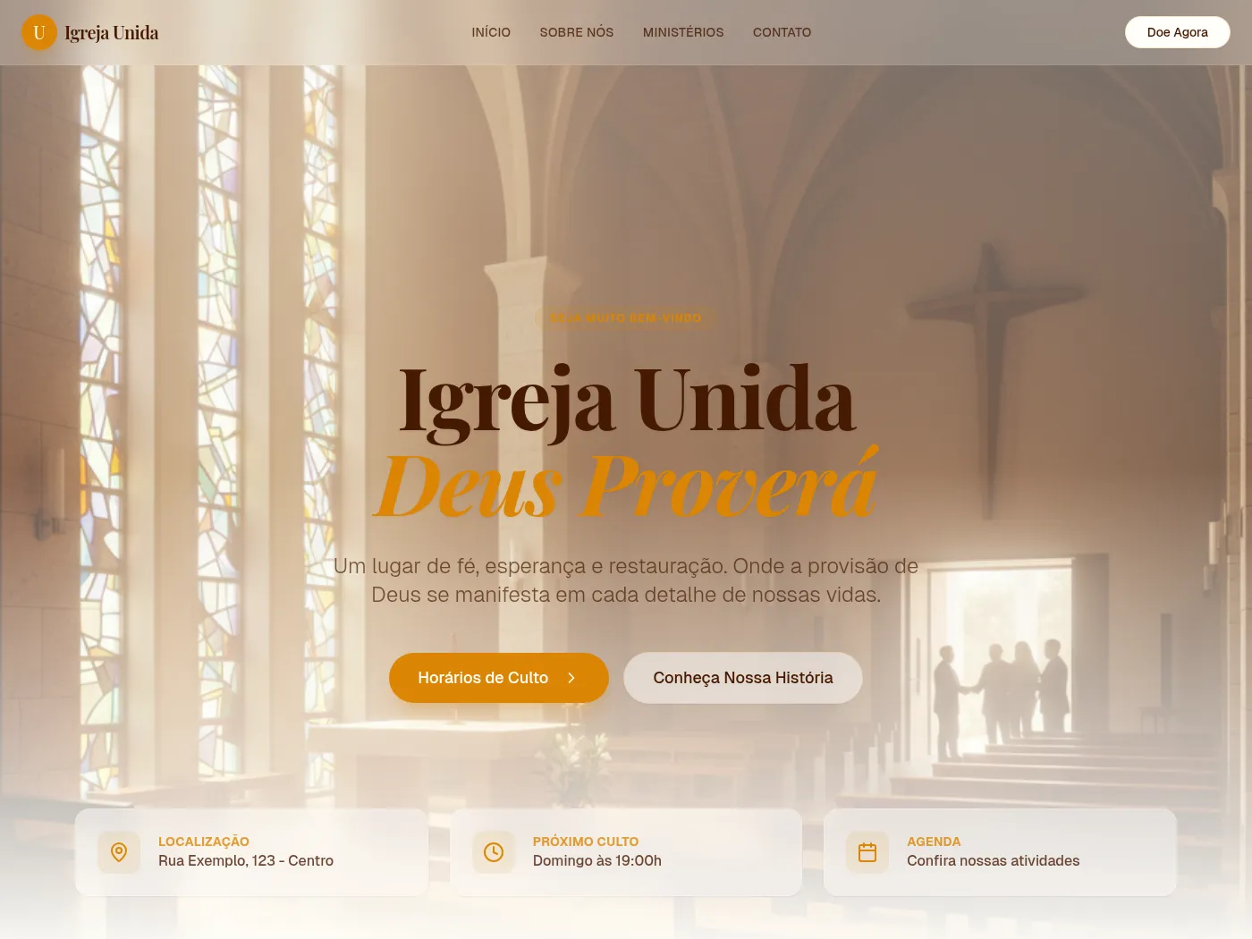 Igreja Unida Banner