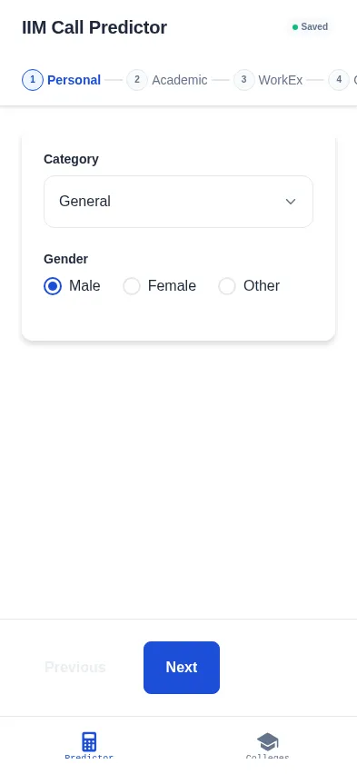 IIM Call Predictor UI