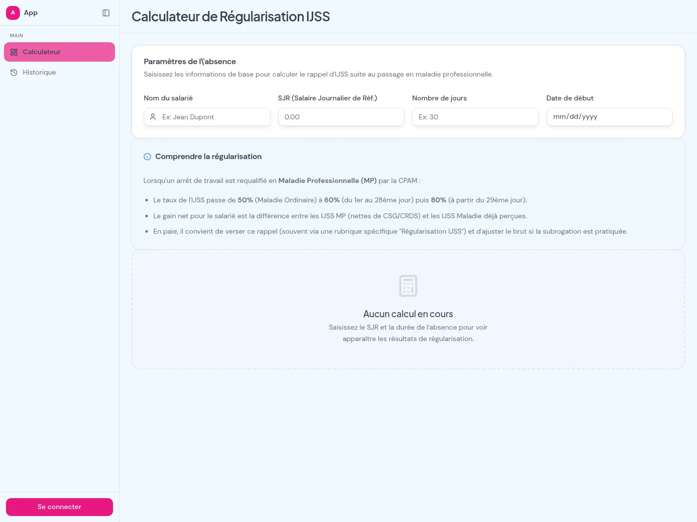 IJSS Regulator Web Tool