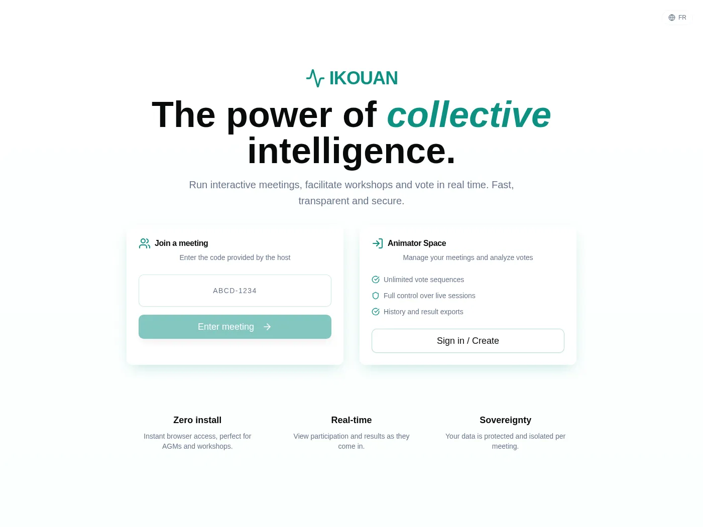 IKOUAN Meeting Hub