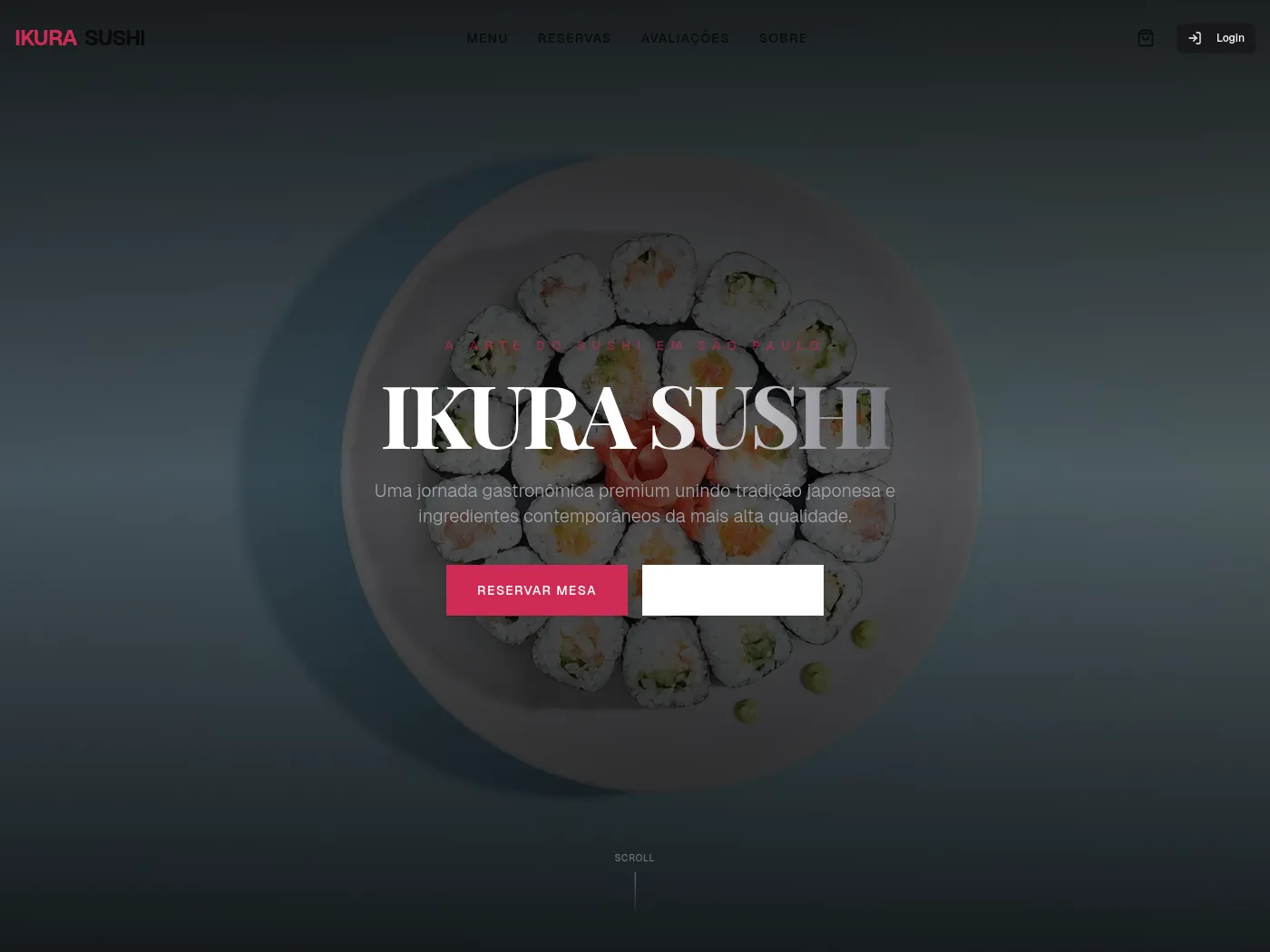 Ikura Sushi Web