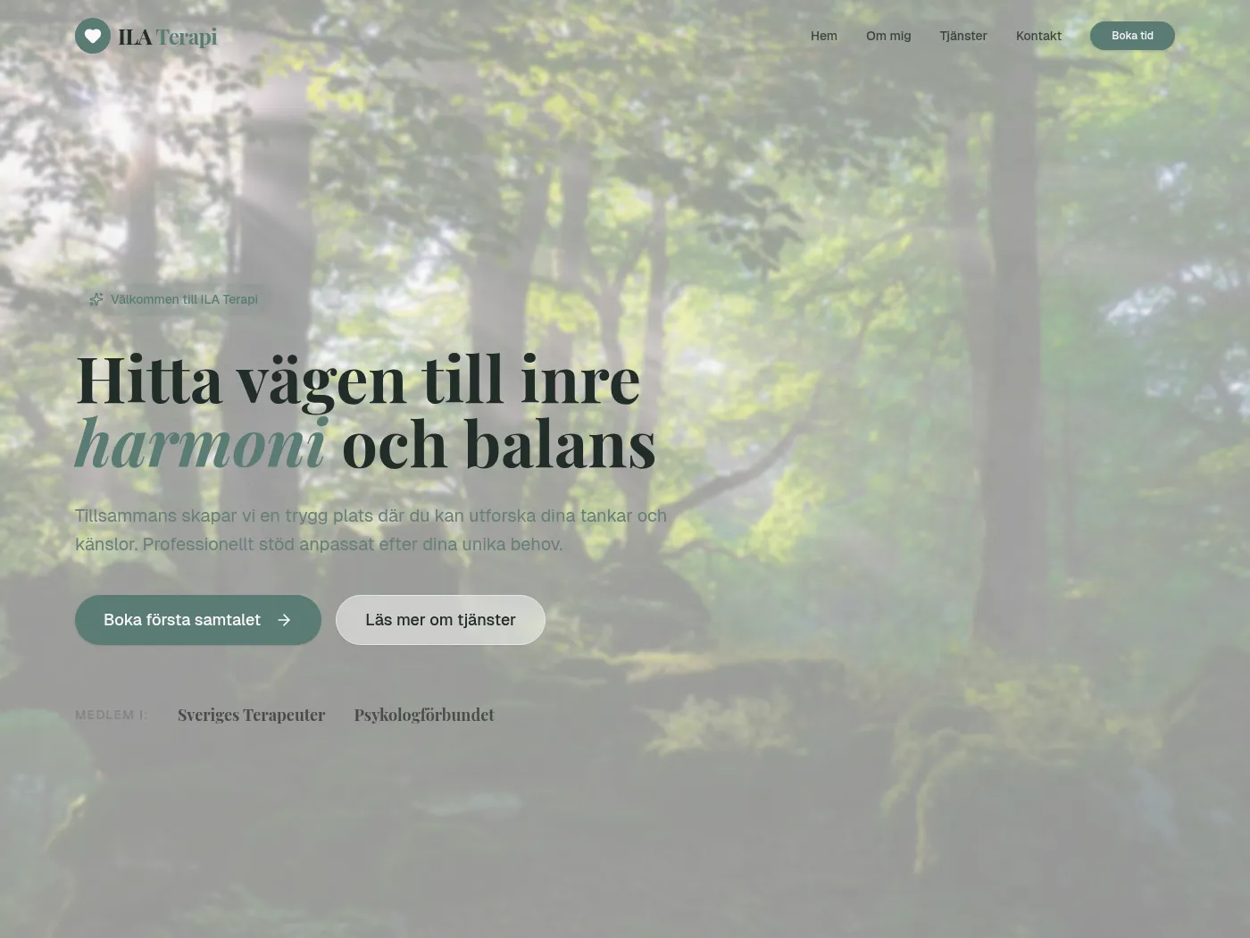 ILA Therapy Website