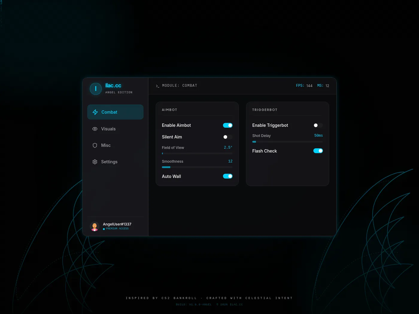 Ilac.cc Angel Dashboard