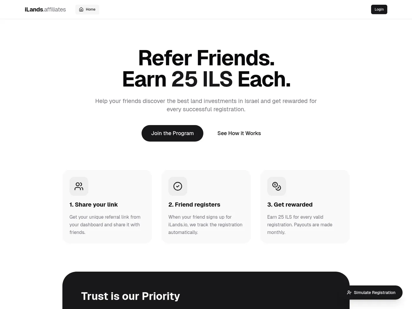 iLands Affiliate Program