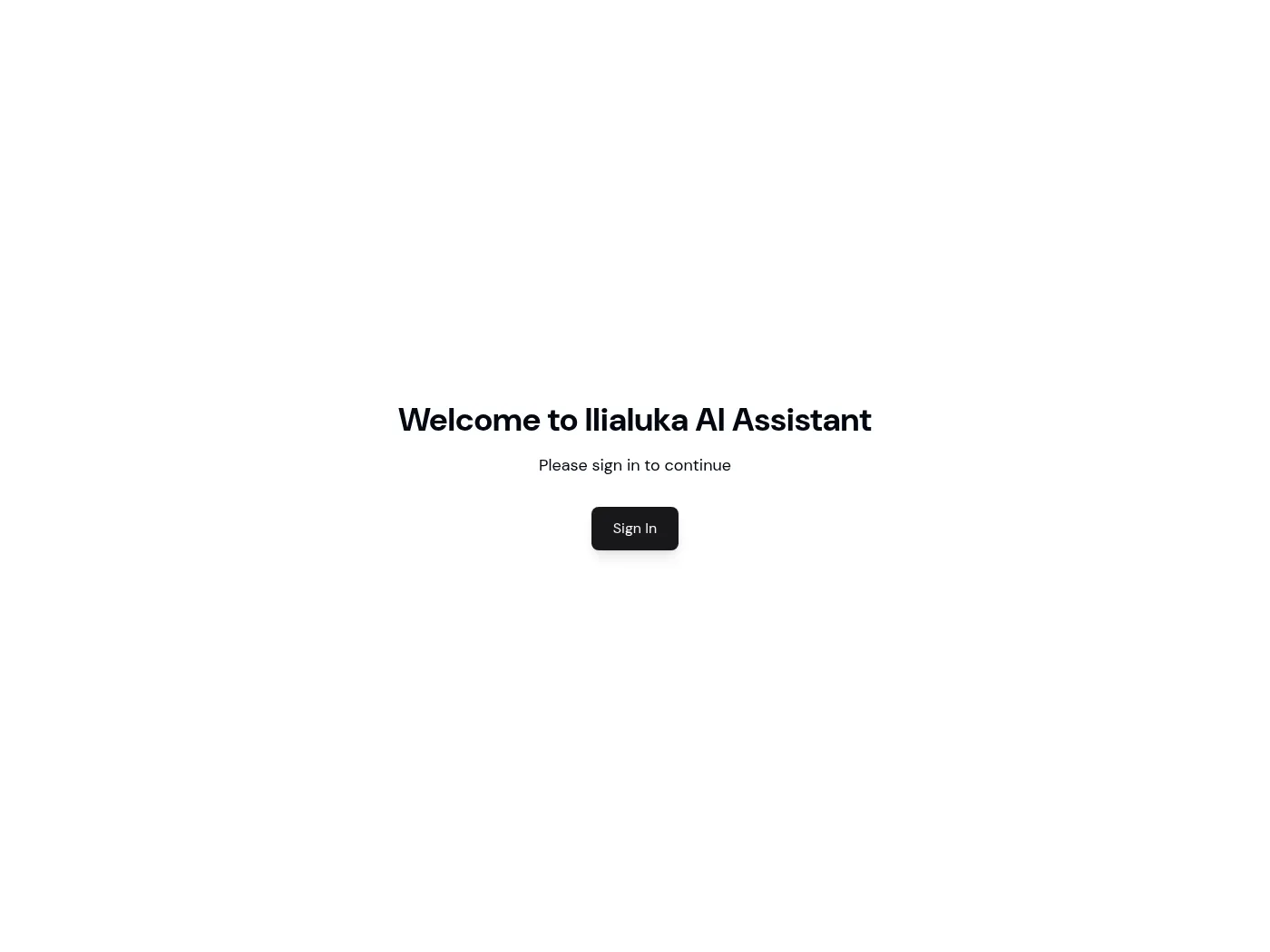 Ilialuka AI Assistant