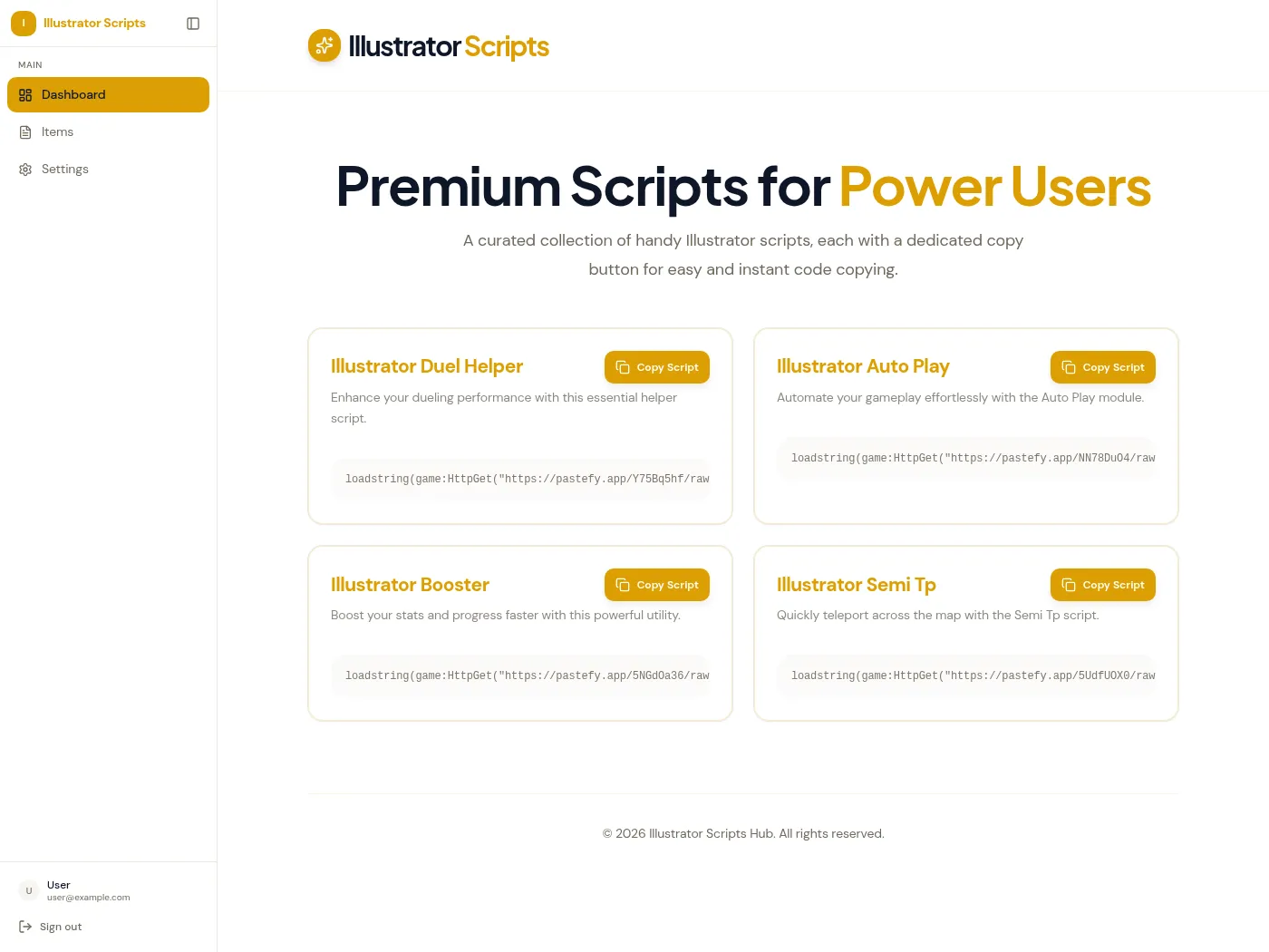 Illustrator Scripts Hub