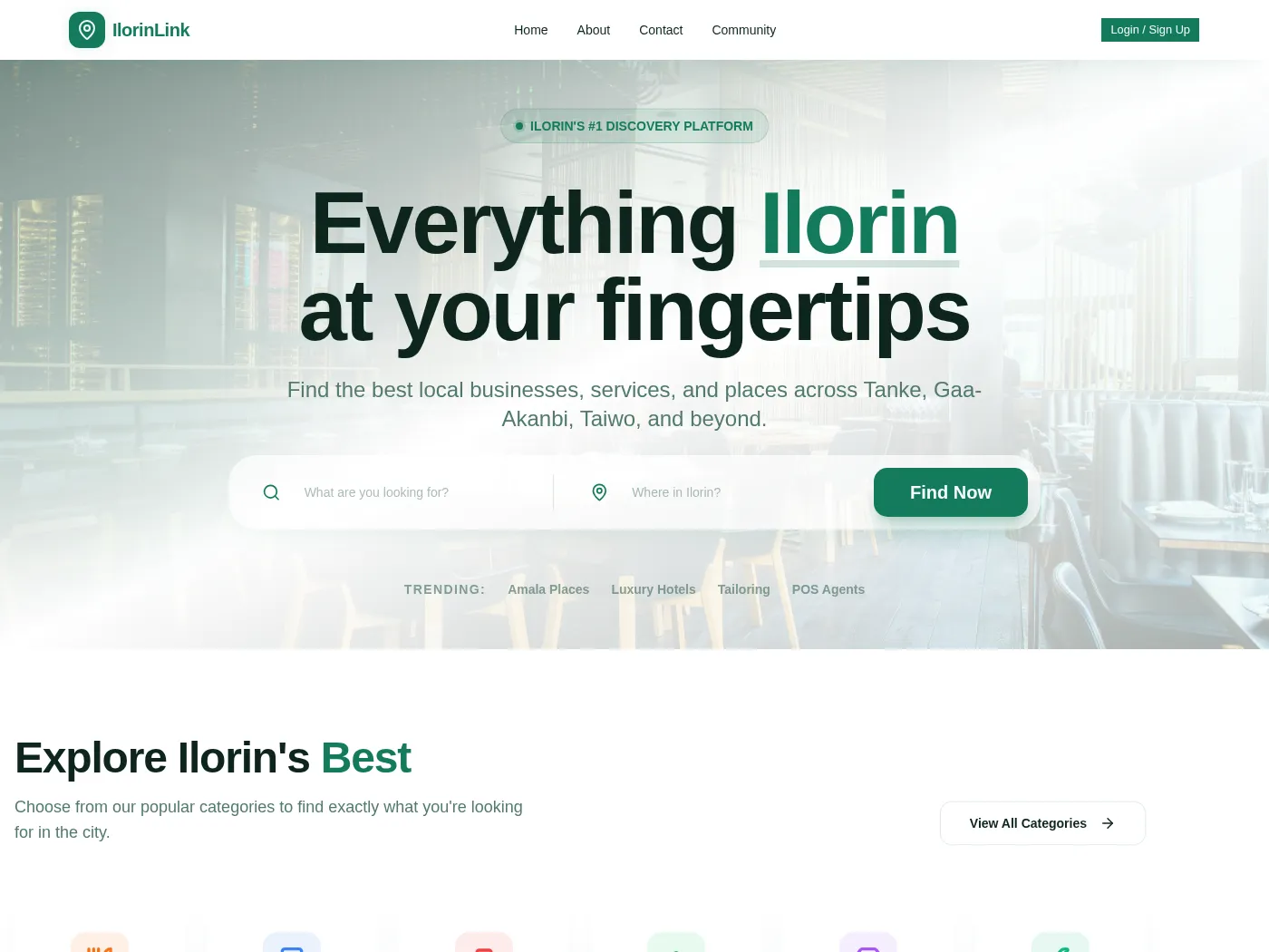 IlorinLink Local Discovery