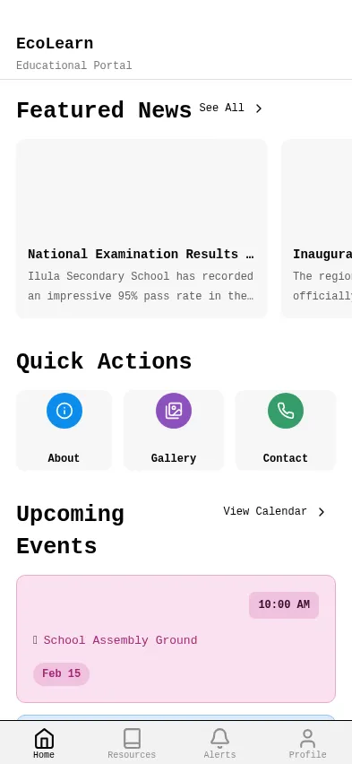 Ilula School Portal