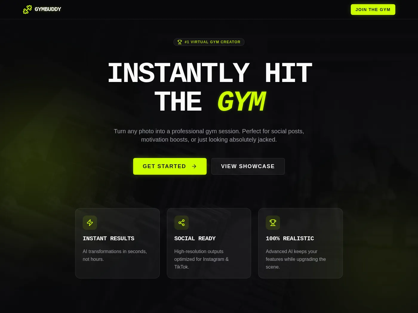 Gym Buddy Generator