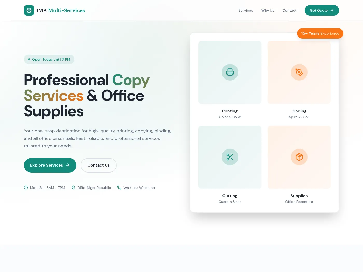 IMA Multi-Services Web
