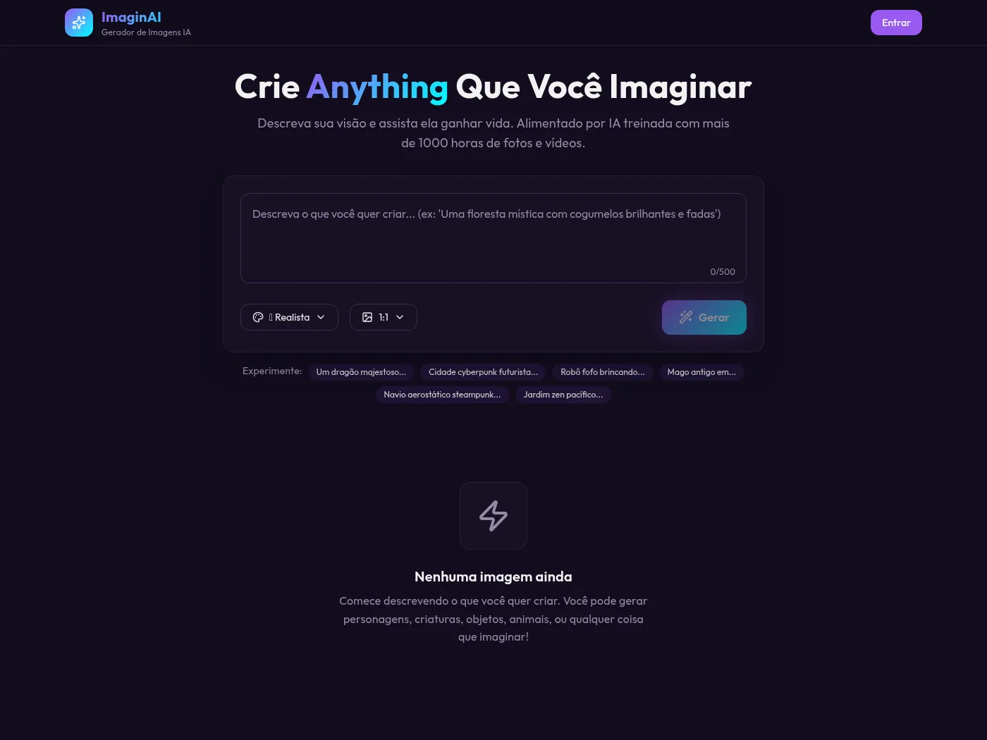 ImaginAI Image Generator
