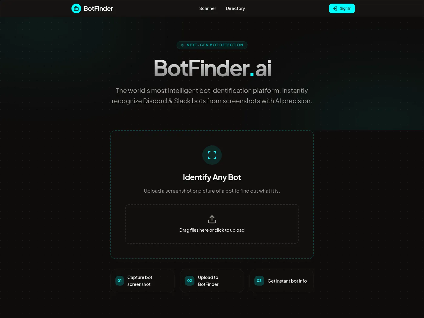 Image Bot Finder
