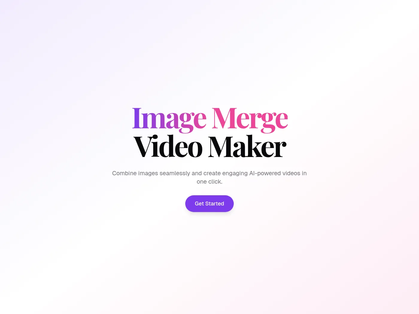 Image Merge Video Maker