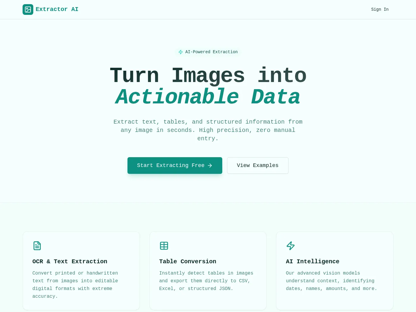 Image Data Extractor