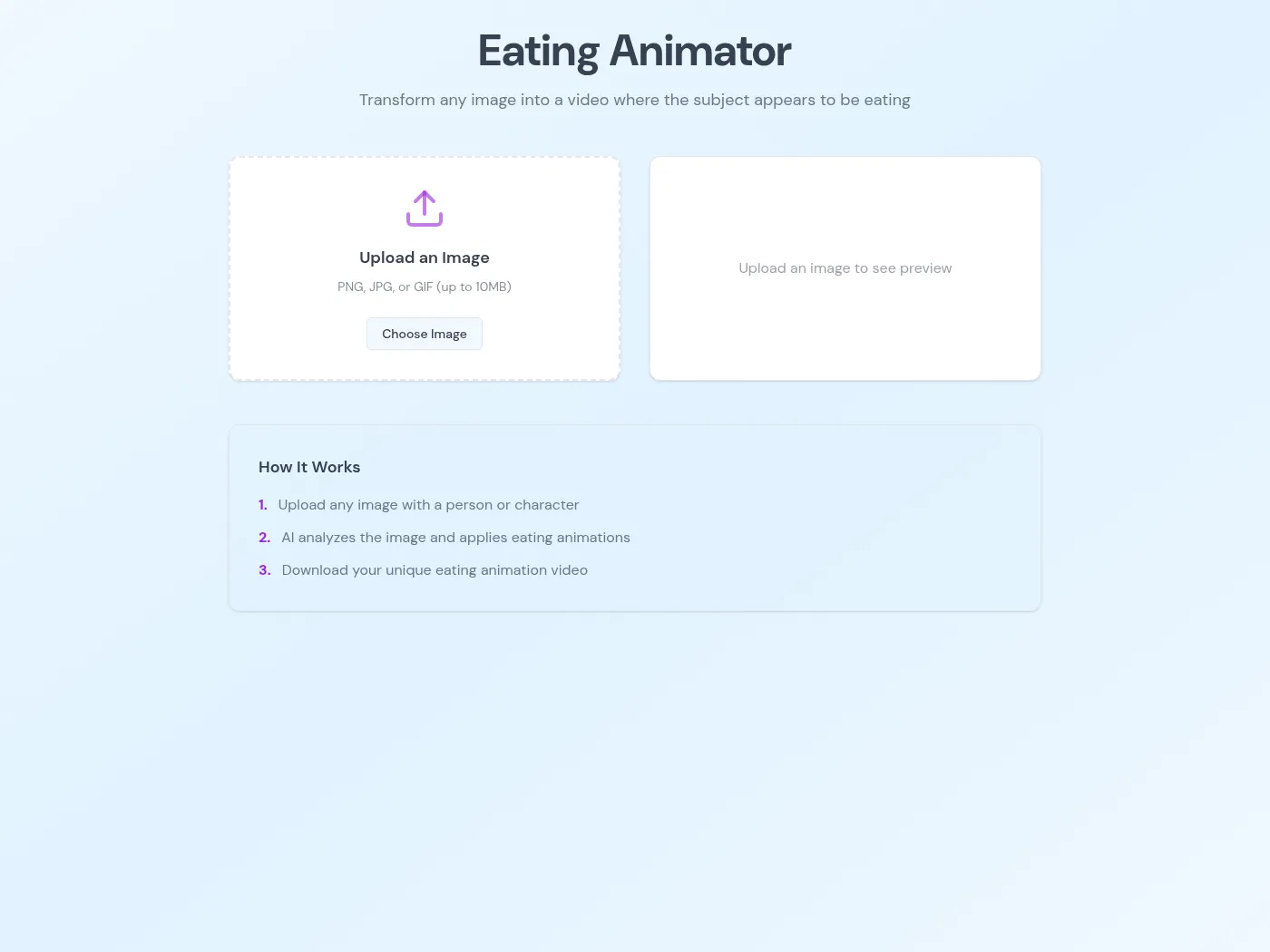 Eatify Image Animator