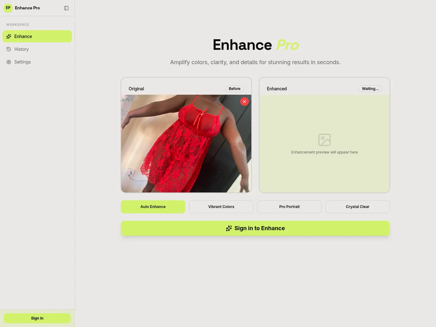 Image Enhancer Pro