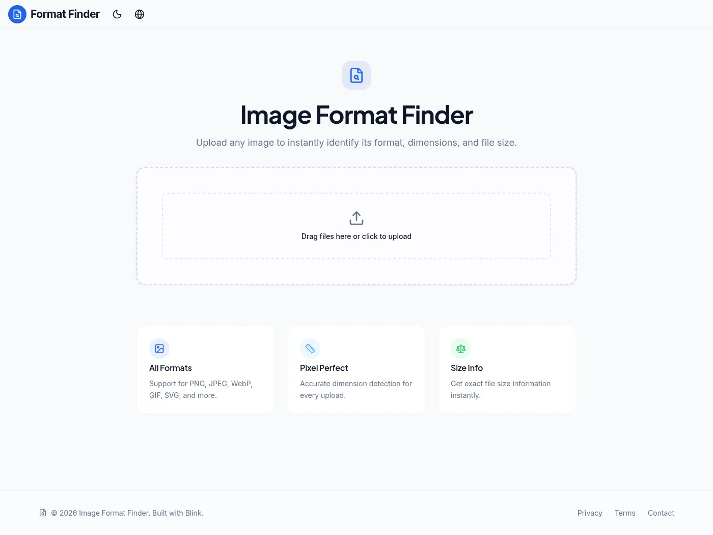 Image Format Finder