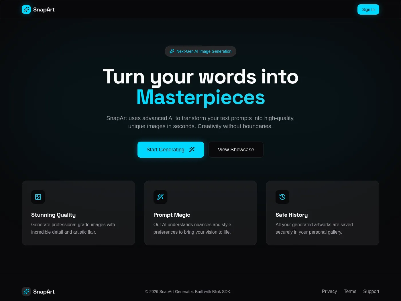 SnapArt Generator