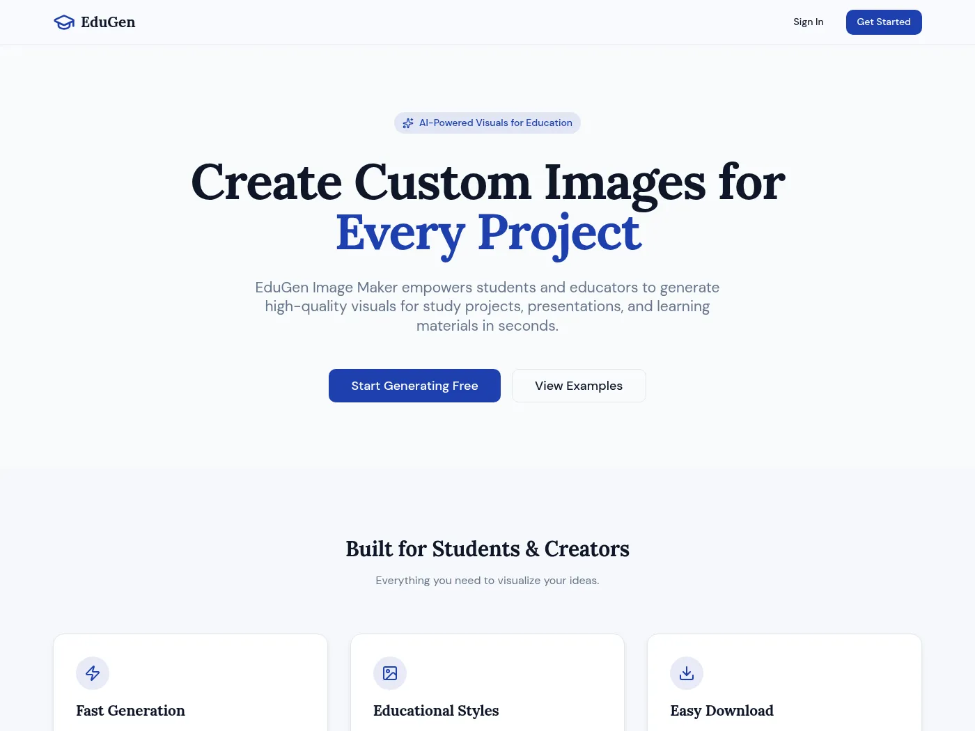 EduGen Image Maker