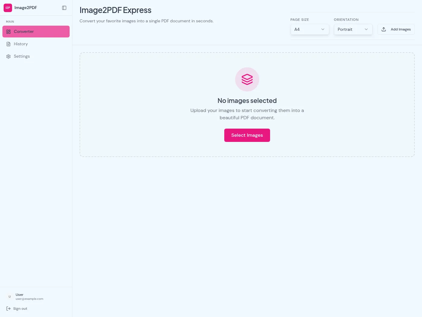Image2PDF Express
