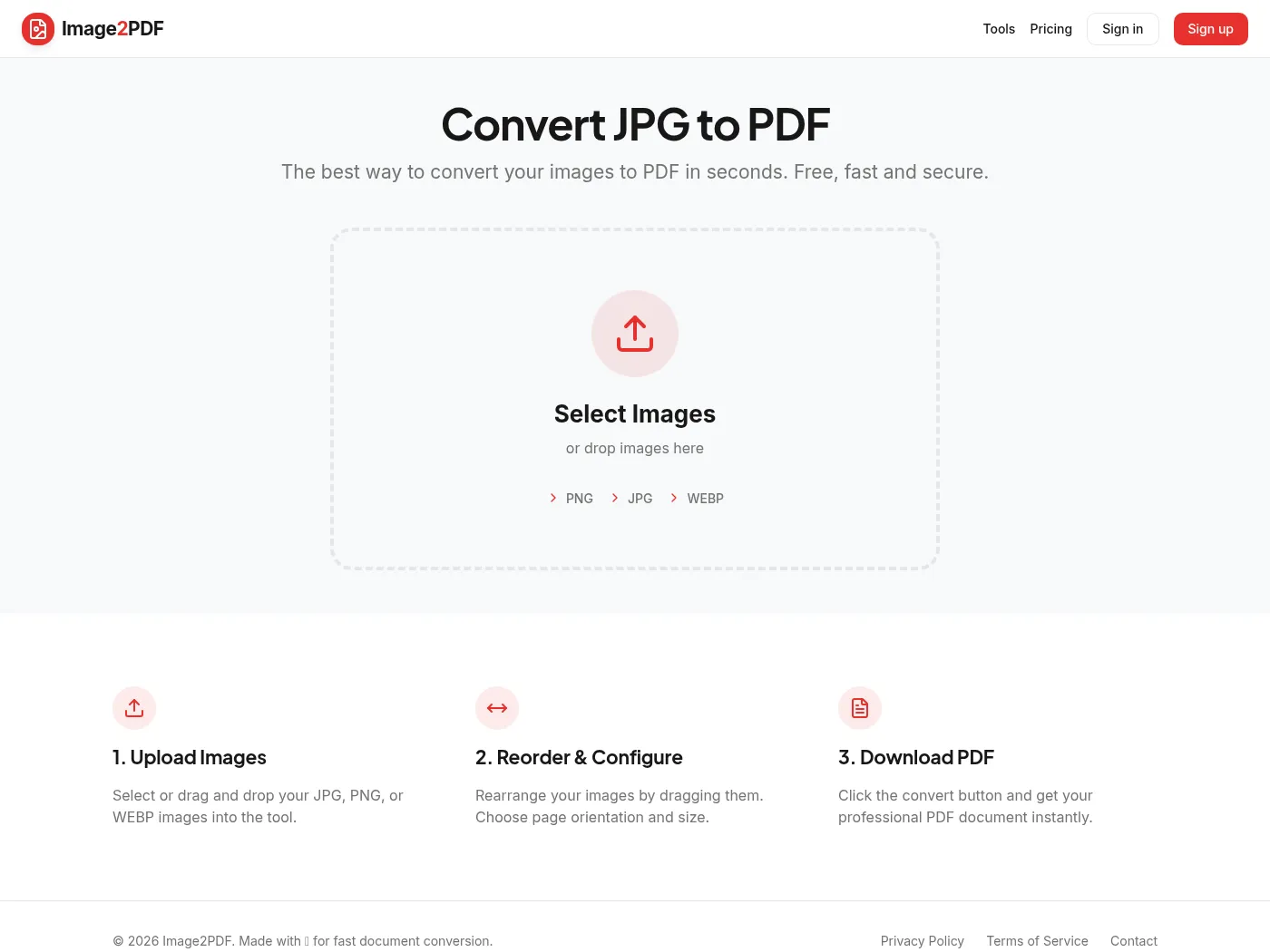Image2PDF Convertor