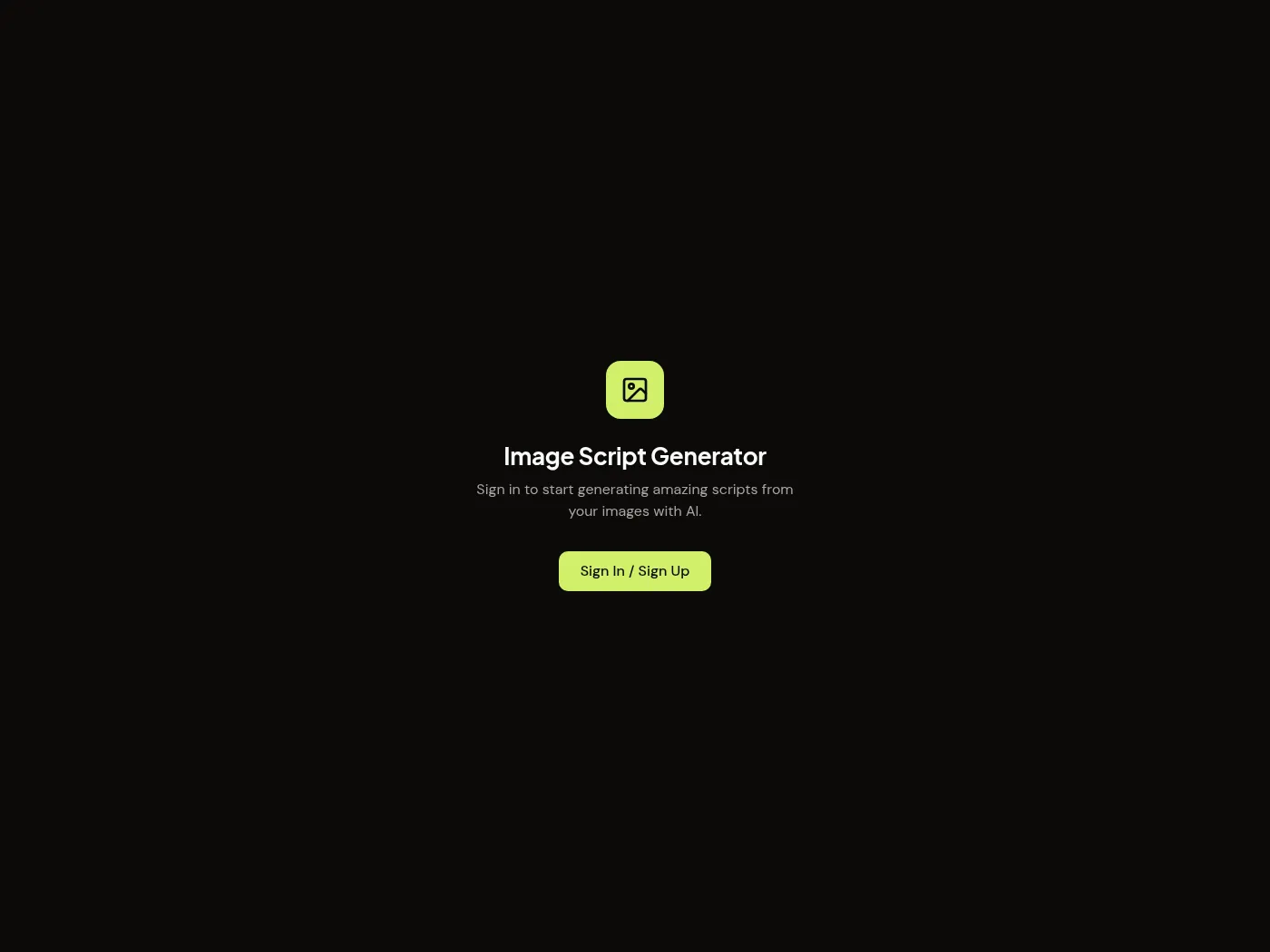 Image Script Generator