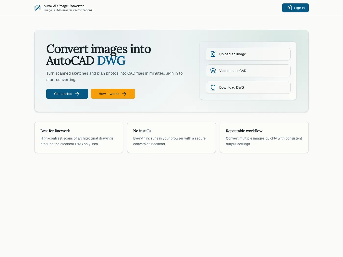 AutoCAD Image Converter