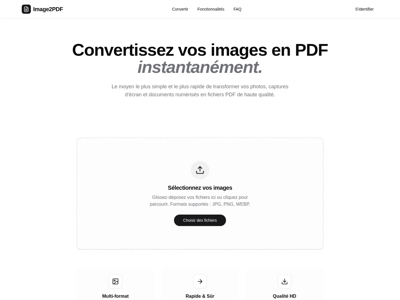Image2PDF Converter