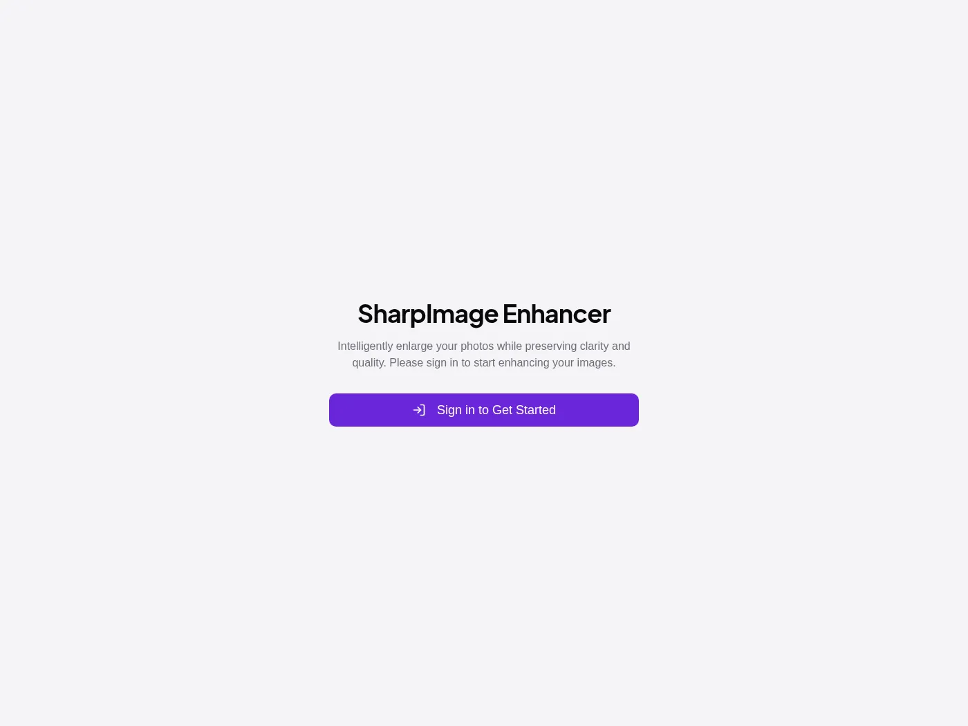 SharpImage Enhancer