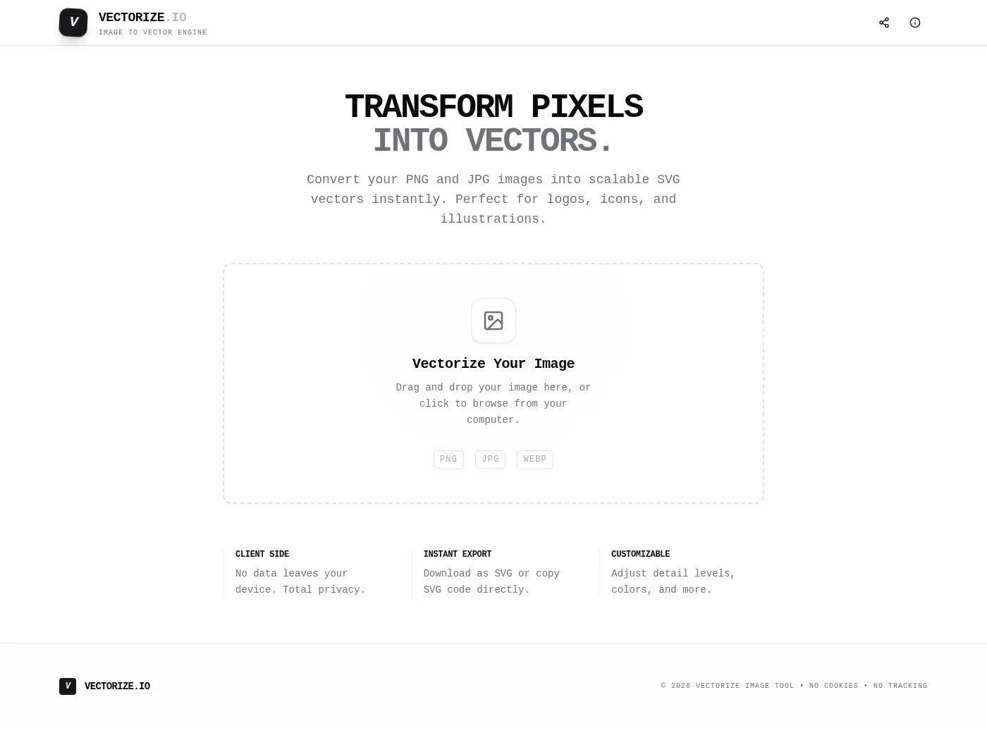 Vectorize Image Tool