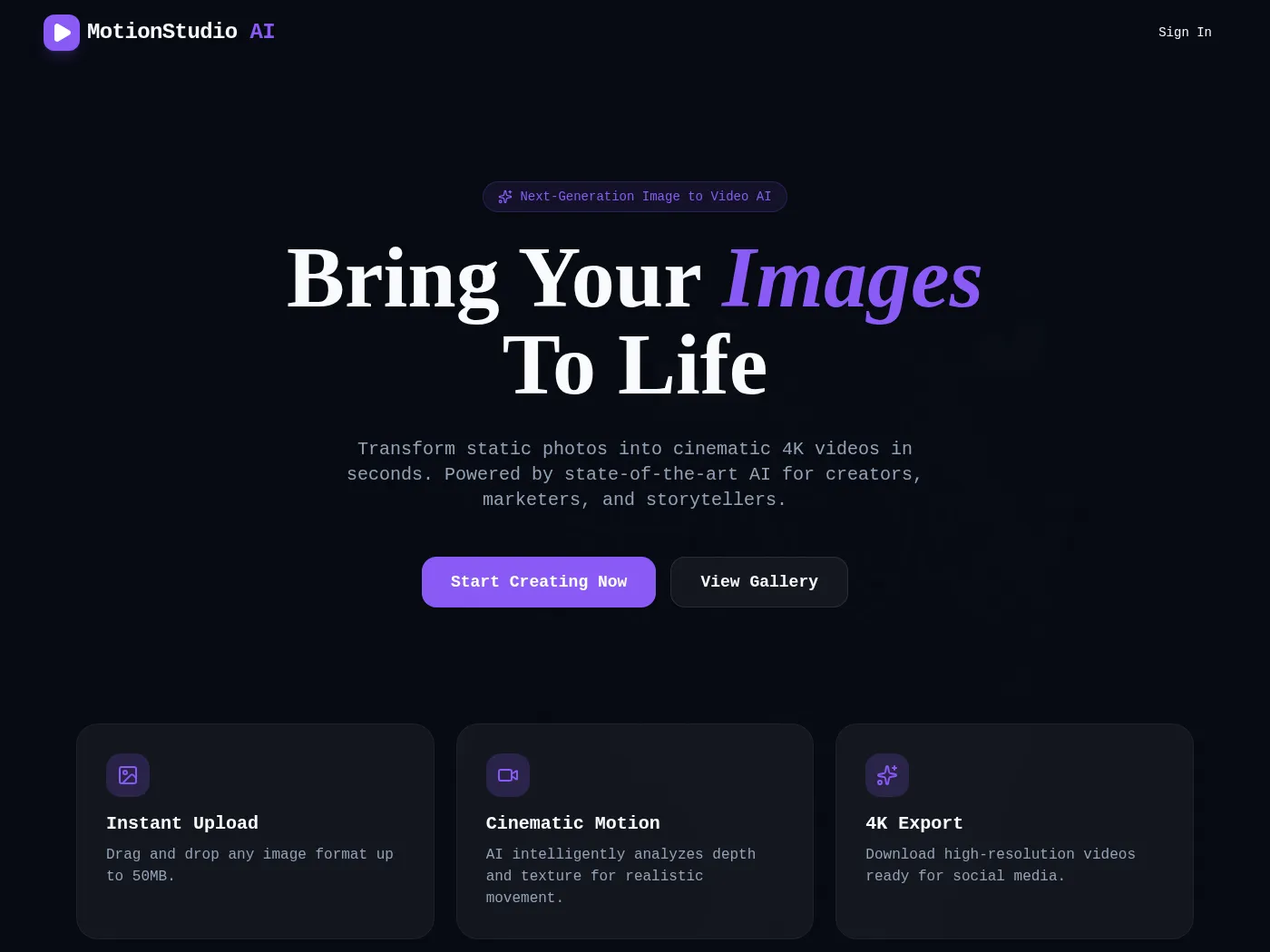 Image Video Generator