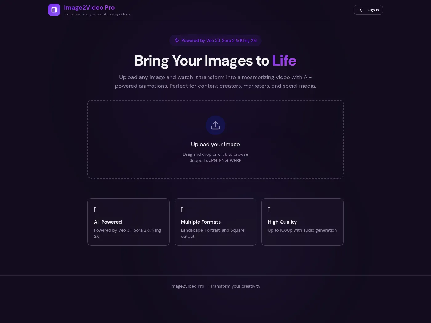 Image2Video Pro
