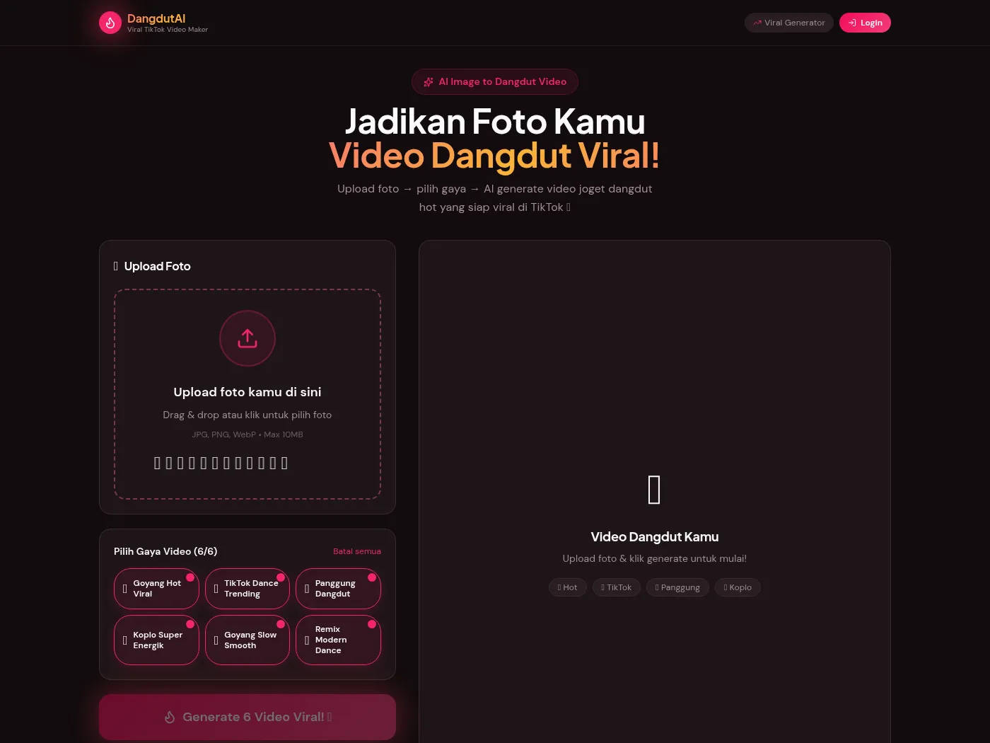 Dangdut Viral Video Maker