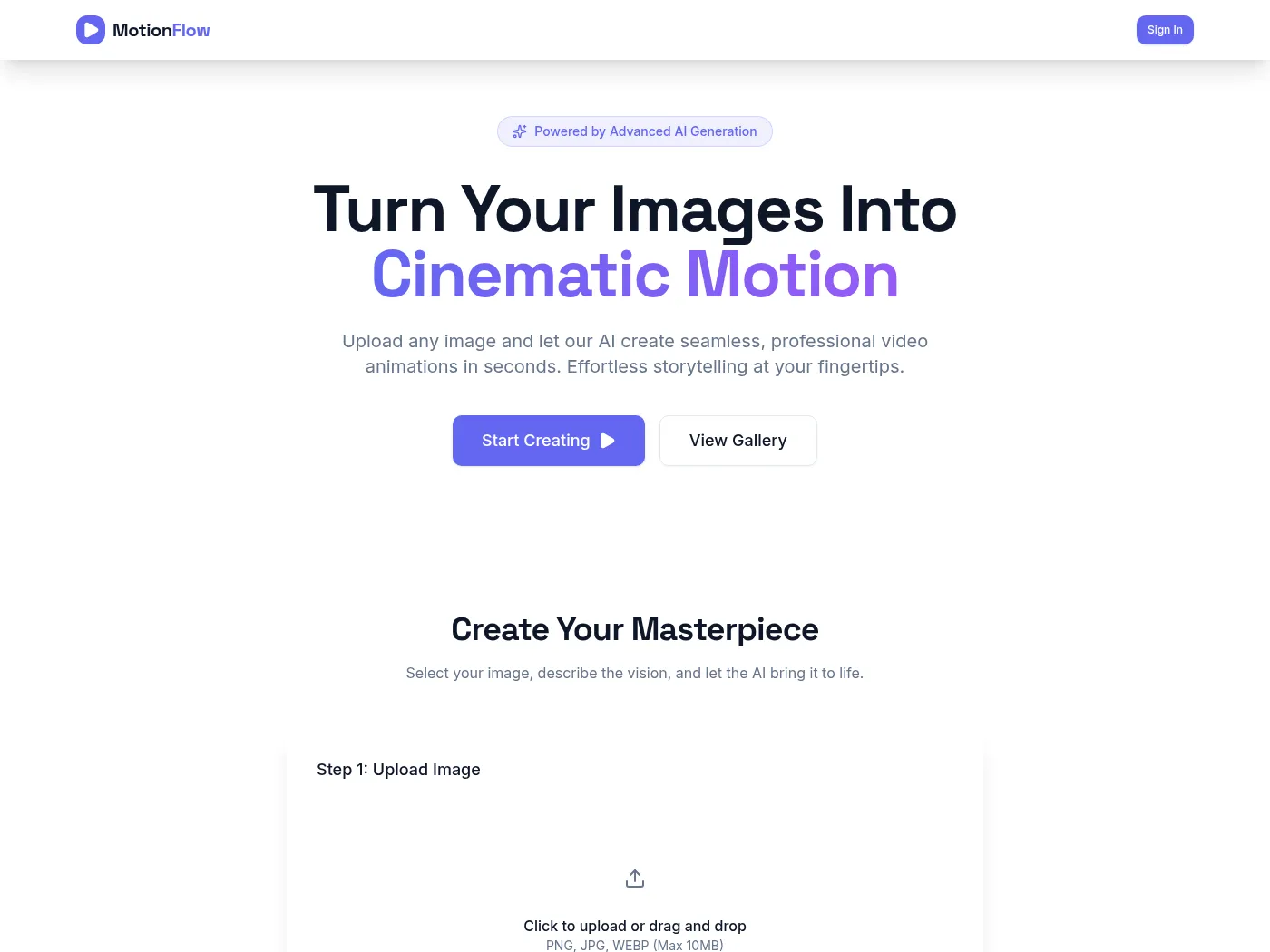 Image2Video AI Converter