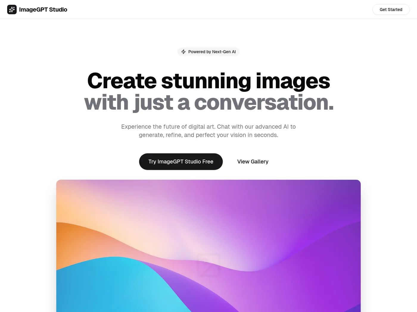 ImageGPT Studio