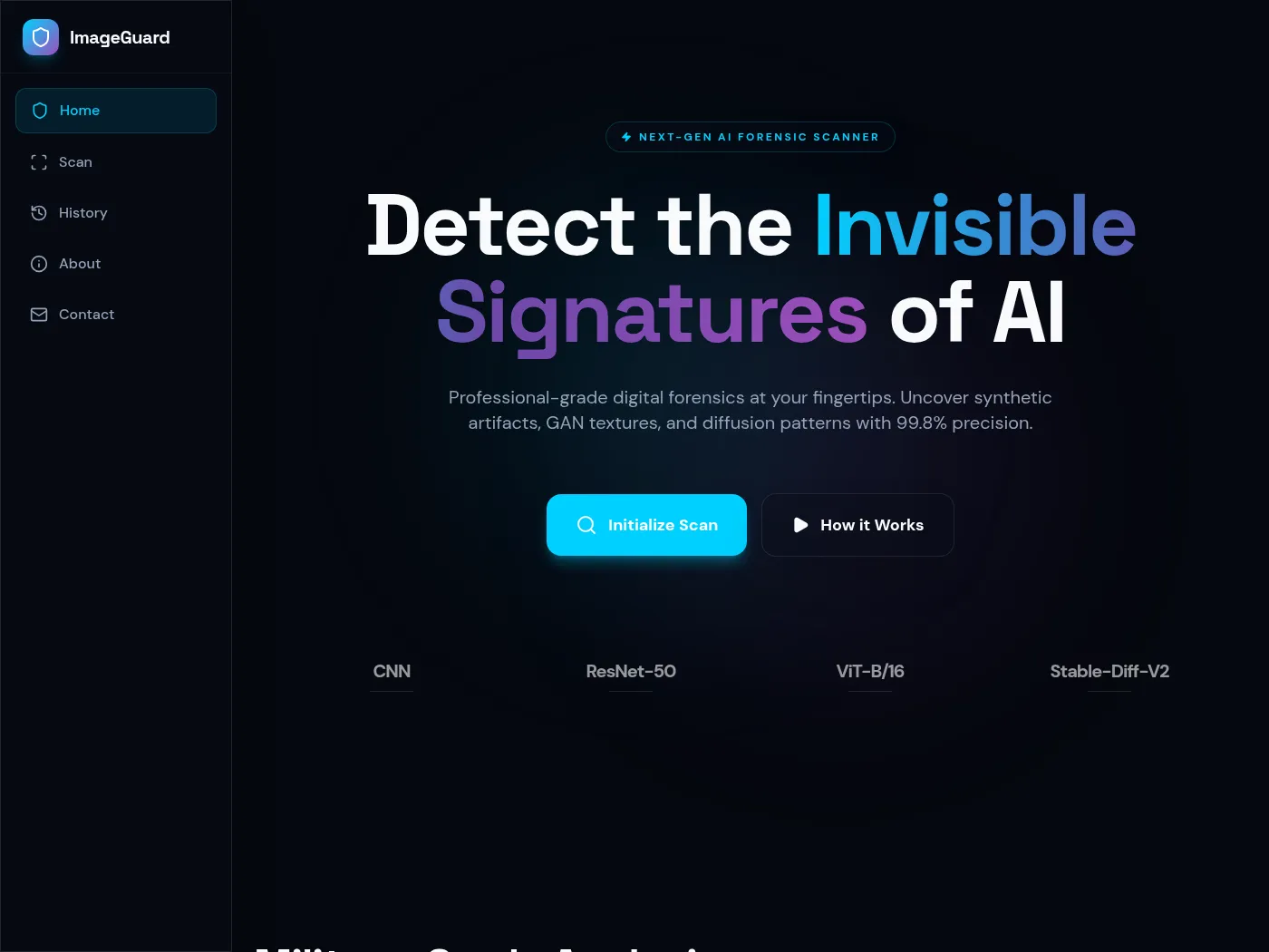 ImageGuard AI Scanner