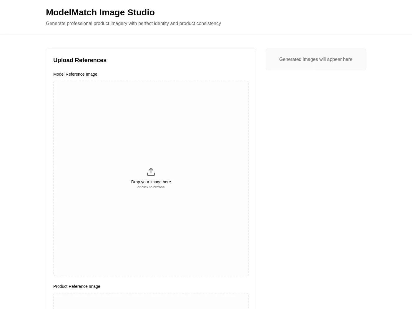 ModelMatch Image Studio