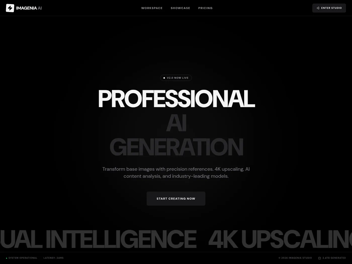 Imagenia AI Studio