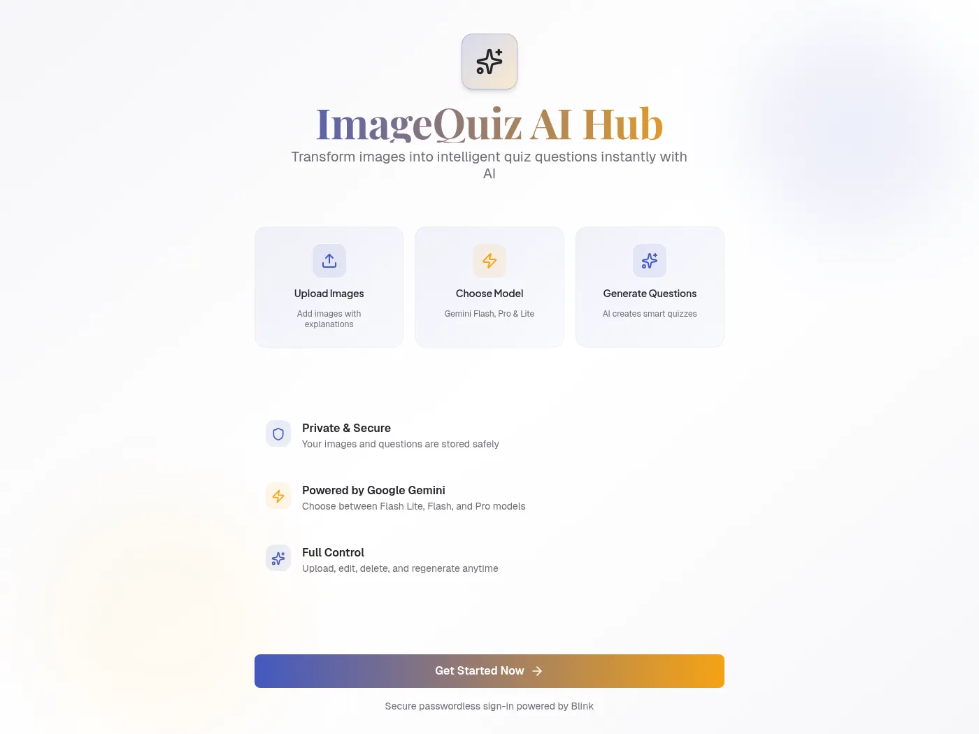 ImageQuiz AI Hub