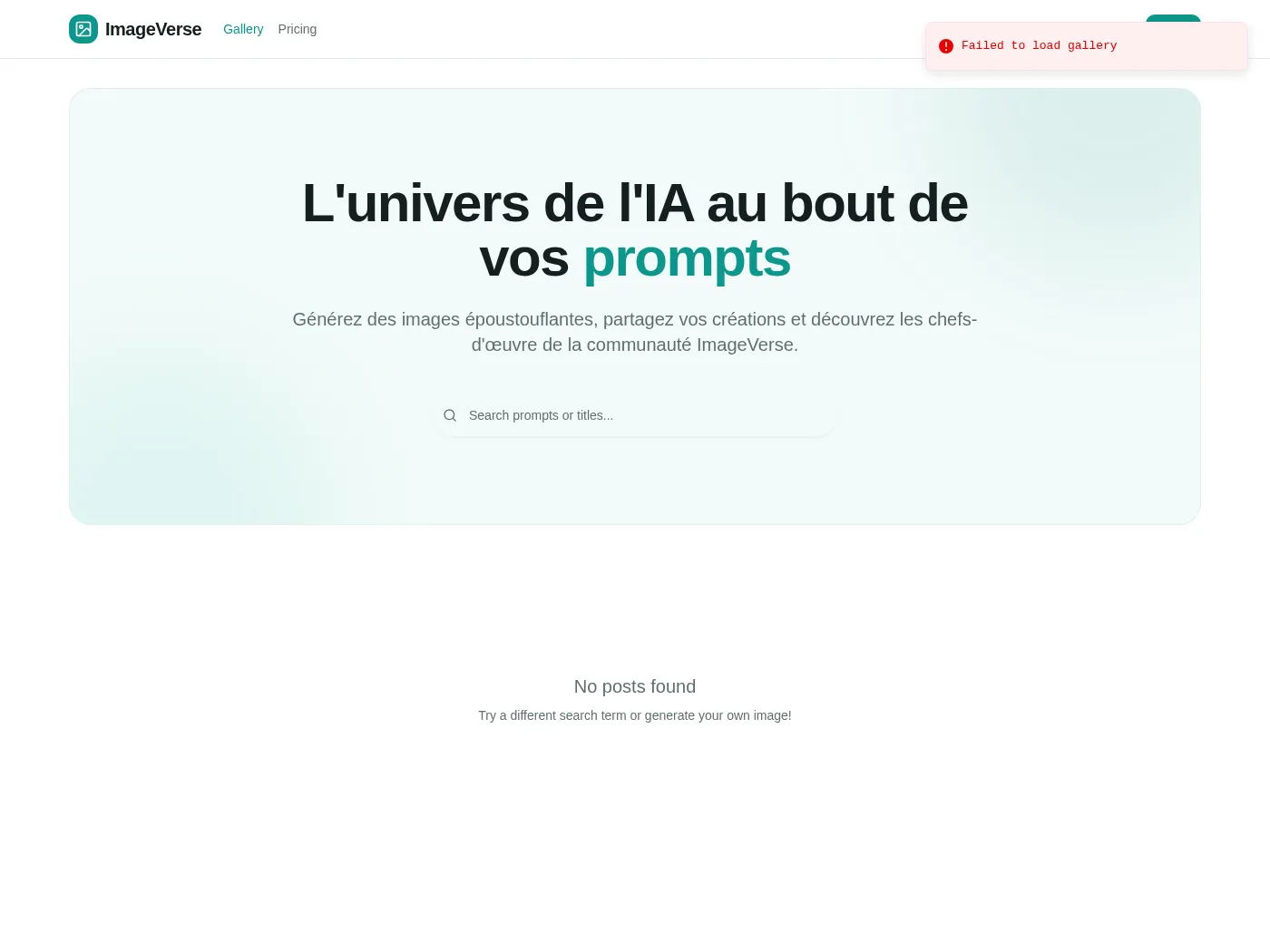ImageVerse Social