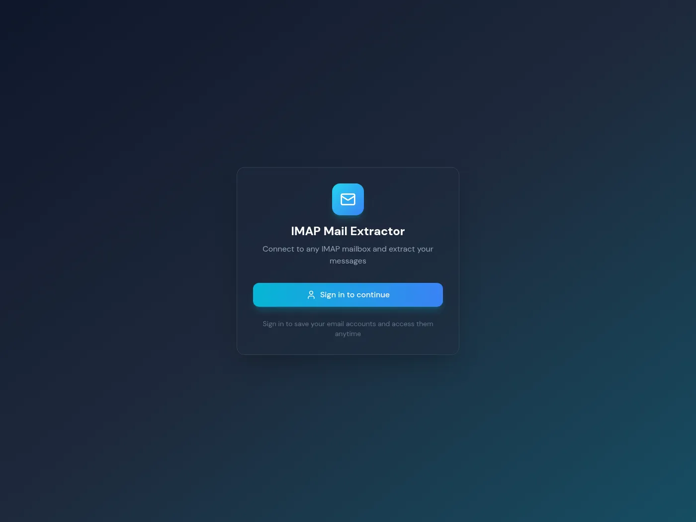 IMAP Mailbox Extractor